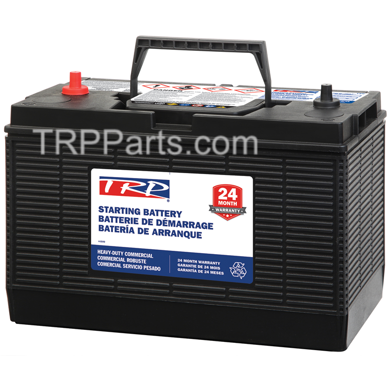 BATTERY - STARTING - GROUP: 31 - 12 - CCA: 950 - TERMINAL TYPE: 3/8 STUD (X) - TOP