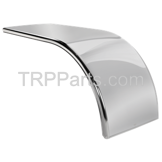 HALF FENDER - 60" - 35" FRONT DROP - 25" FLAT - SMOOTH