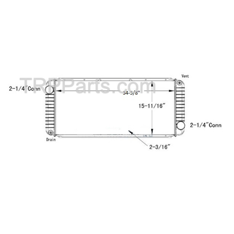 RADIATOR-PETERBILT/KENWORTH 02-06