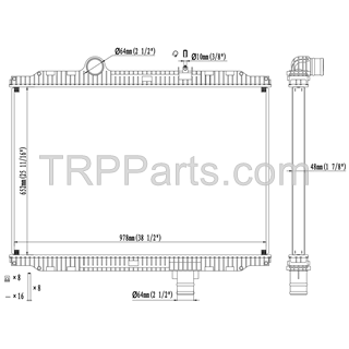 RADIATOR-KENWORTH 11-13