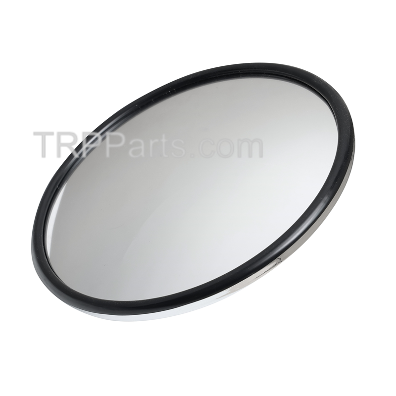 MIRROR - CONVEX - ROUND - OFFSET PIVOT - 8" - STAINLESS STEEL