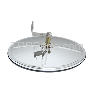 MIRROR - CONVEX - ROUND - CENTER PIVOT - 8" - CHROME