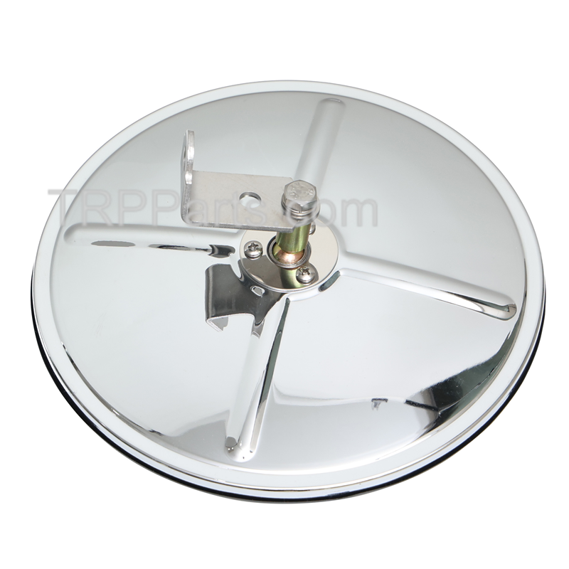 MIRROR - CONVEX - ROUND - CENTER PIVOT - 8" - CHROME